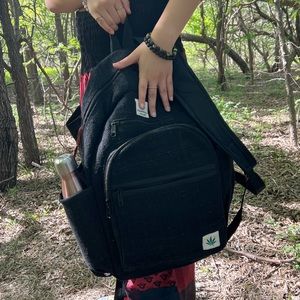 Puzzlestack | Bags | Kailash Himalayan Pure Hemp Black Backpack | Poshmark